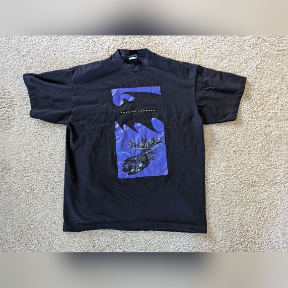 DC Comics | Shirts | Vintage 9s Batman Forever Promo Shirt Black Comic ...